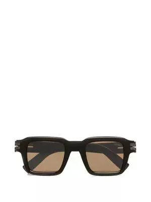 Zegna Square Frame Sunglasses - Brown