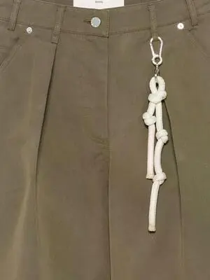 SONG FOR THE MUTE Pleated Wide-leg Trousers