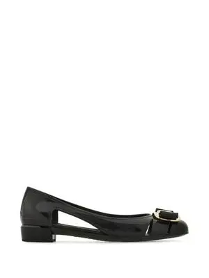 FERRAGAMO Nara Cut-out Ballet Flats - Black