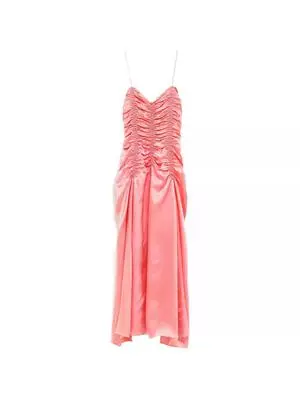 Khaite Spaghetti Strap Cocktail Dresses