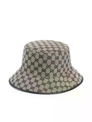 Gucci Reversible Gg And Horsebit Bucket Hat