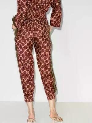 Gucci Gg Supreme Canvas Track Pants