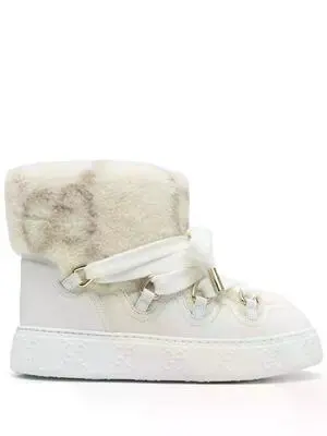 Gucci Faux-shearling Ankle Boots