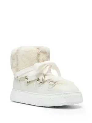 Gucci Faux-shearling Ankle Boots