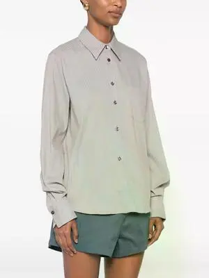 THE M.. Striped Button-down Shirt