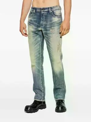 DIESEL® Distressed Finish Jeans