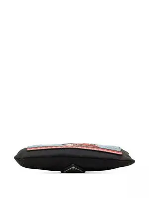 Prada Tessuto And Saffiano Ship Chain Pochette Shoulder Bag