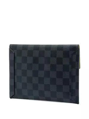 LOUIS VUITTON Damier Graphite Alpha Pochette Mm Clutch Bag