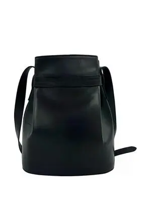 FERRAGAMO Gancini Bucket Bag - Black