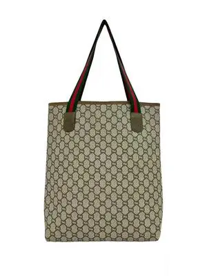 Gucci Gg Supreme Web Tote Bag
