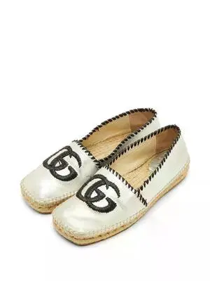 Gucci Gg Raffia Espadrilles