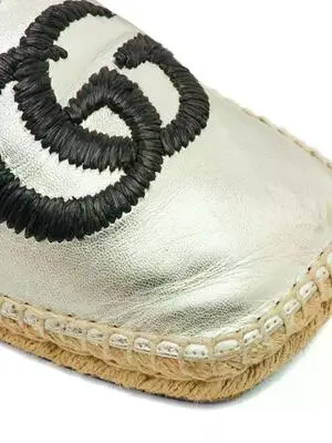Gucci Gg Raffia Espadrilles