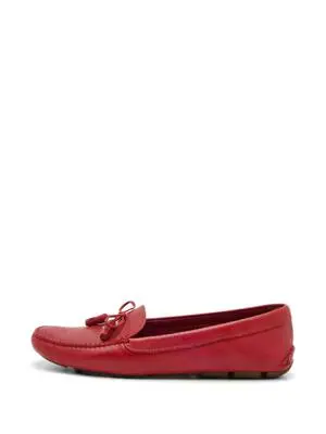 Prada Bow Tassel Loafers