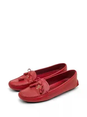 Prada Bow Tassel Loafers