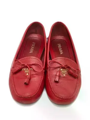 Prada Bow Tassel Loafers