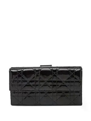 Dior 2008 Lady Wallet - Black