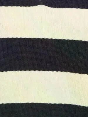 Dior Sleeveless Striped Knit Sweater