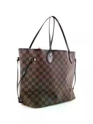 LOUIS VUITTON Neverfull Damier Mm Tote Bag - Brown