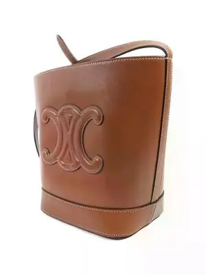 Celine Cuir Triomphe Bucket Bag