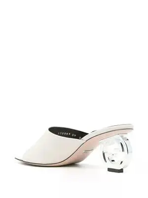 Gucci Interlocking G Sculpted Heel Sandals