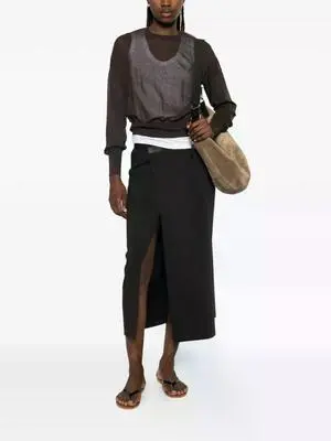 Paloma Wool Wrap Midi Skirt