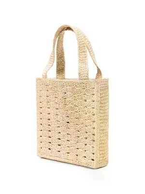 A.p.c. Embroidered Woven Tote Bag