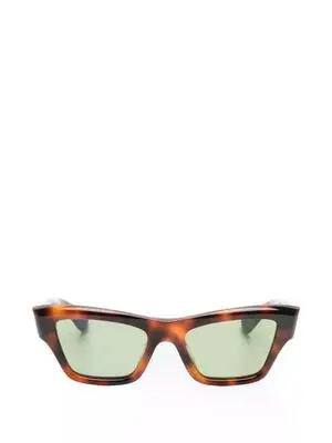 JIL SANDER Tortoiseshell Effect Cat-eye Sunglasses - Brown