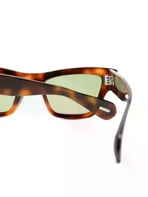 JIL SANDER Tortoiseshell Effect Cat-eye Sunglasses