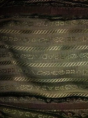 Prada 2000-2013 Tessuto Geometric Print Drawstring Pouch