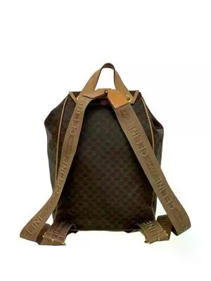Celine Macadam Coated Canvas Drawstring Backpack