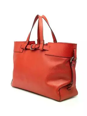 Gucci Calfskin Buckle Satchel