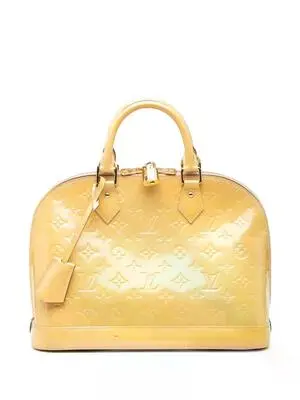 LOUIS VUITTON Monogram Vernis Alma Pm Handbag
