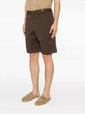 MYTHS Mid-length Straight Hem Shorts
