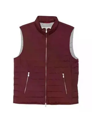 Brunello Cucinelli Padded Gilet - Red