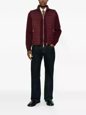 Brunello Cucinelli Padded Gilet - Red