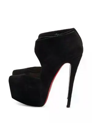 CHRISTIAN LOUBOUTIN Suede Platform Pumps