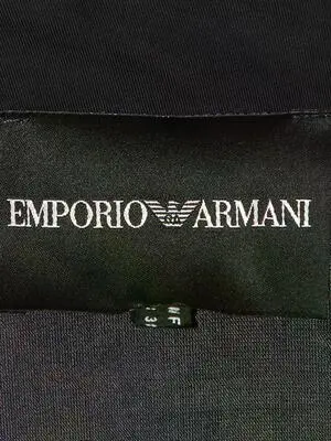 Emporio Armani Sateen Blouse With Three-quarter Sleeves
