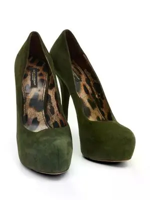 Dolce & Gabbana Suede Platform Pumps