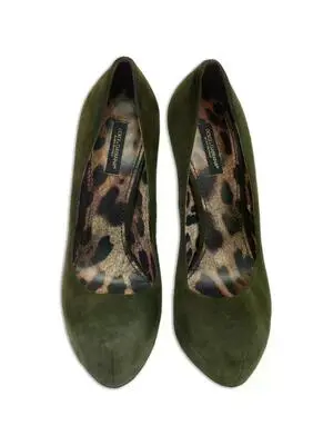 Dolce & Gabbana Suede Platform Pumps