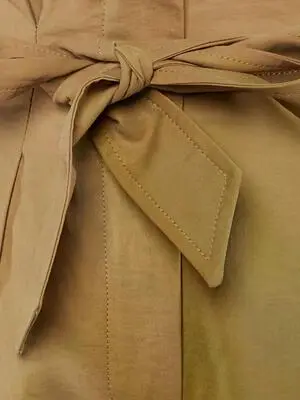 Max Mara Paper-bag Waist Trousers - Brown