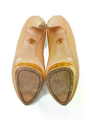 CHARLOTTE OLYMPIA Dolly Raffia Pumps