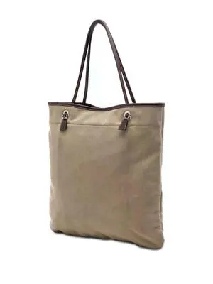 Prada Canapa Logo Tote Bag
