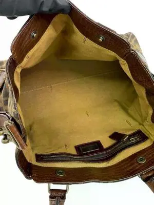Fendi Zucca Canvas Etniko Handbag