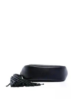 Saint Laurent Nappa Leather Embroidered Camera Bag - Black