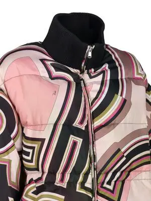 Emilio Pucci Geometric-print Padded Coat