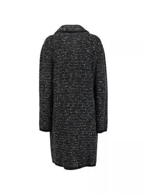 FALCONERI Bouclé-knit Button-up Coat