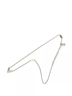 LOUIS VUITTON Essential V Supple Necklace - Silver