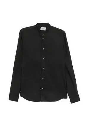 DONDUP Frayed Mandarin-collar Shirt