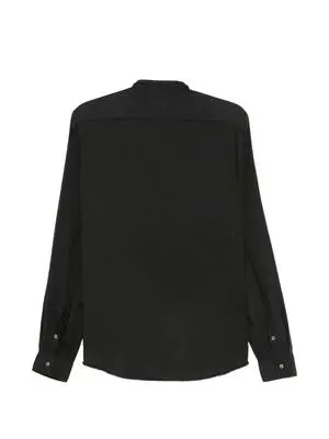 DONDUP Frayed Mandarin-collar Shirt