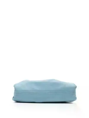 Bottega Veneta Lambskin Mini Pouch Crossbody Bag - Blue